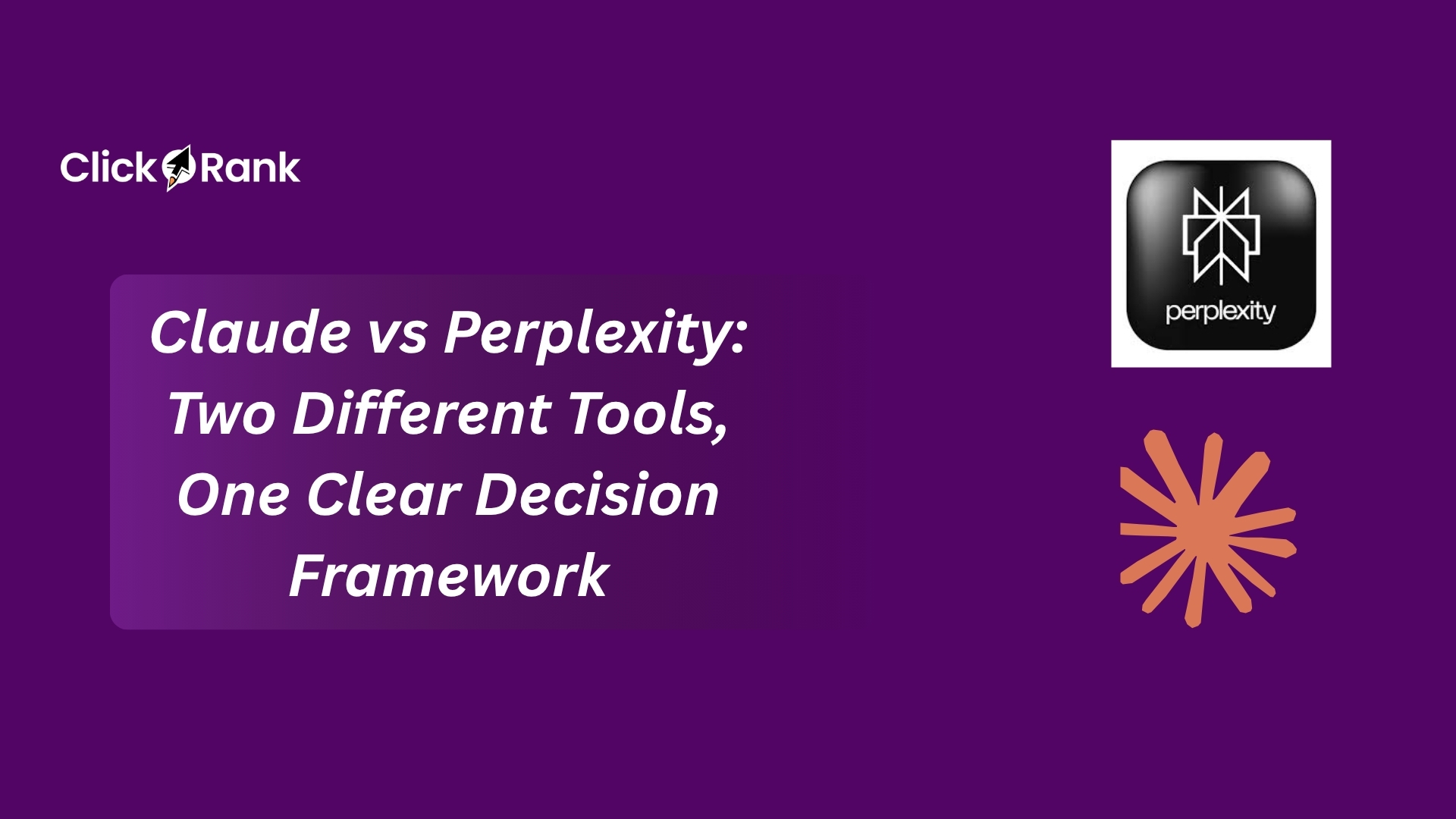 Claude vs Perplexity: Which AI Should You Use?